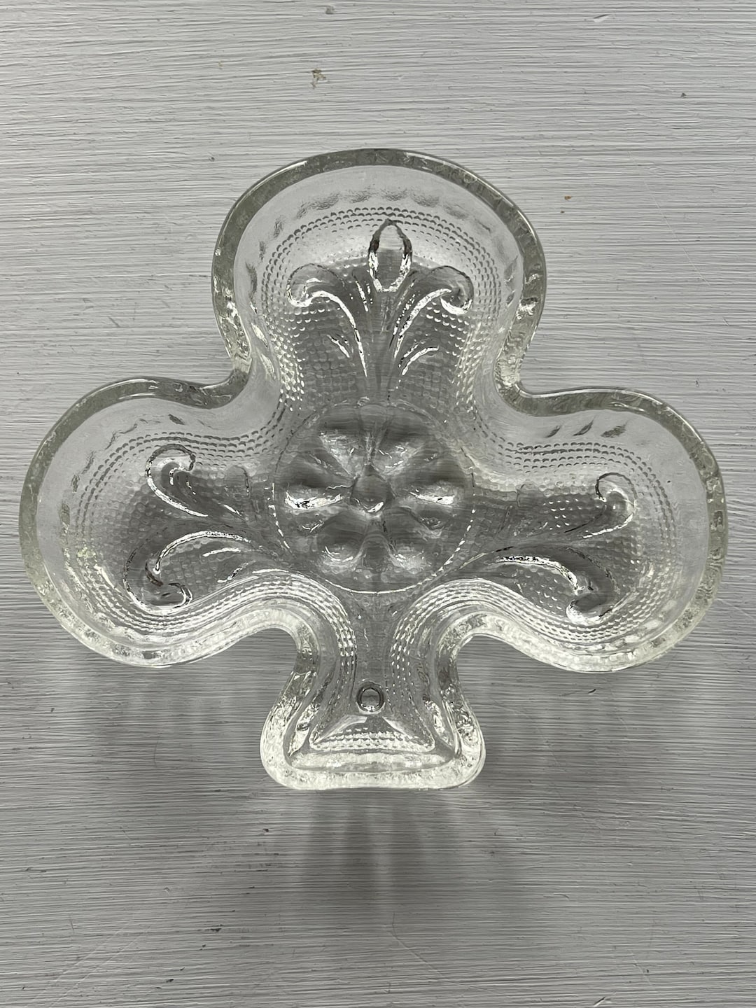 Glass Club Bridge Set Replacement Piece Indiana Tiara Glass Clear Club ...