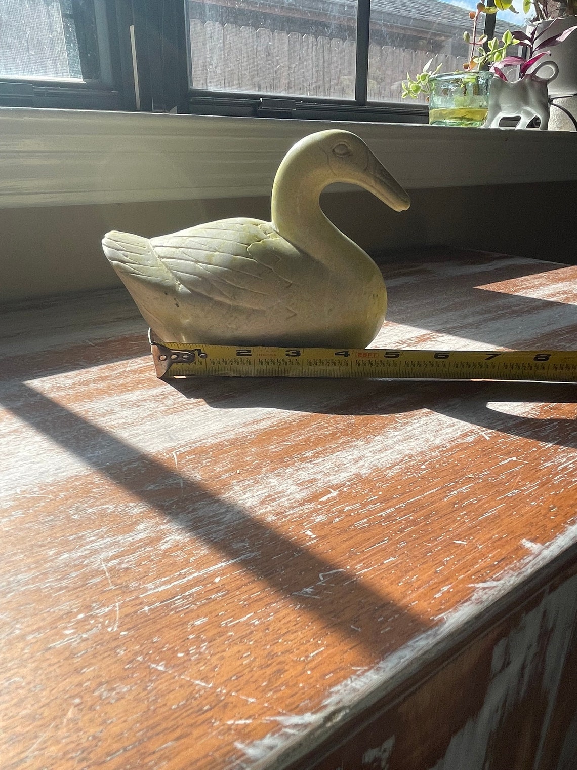 Marble Jade Duck Statue Heavy Marble Duck Decor Duck Statue | Etsy