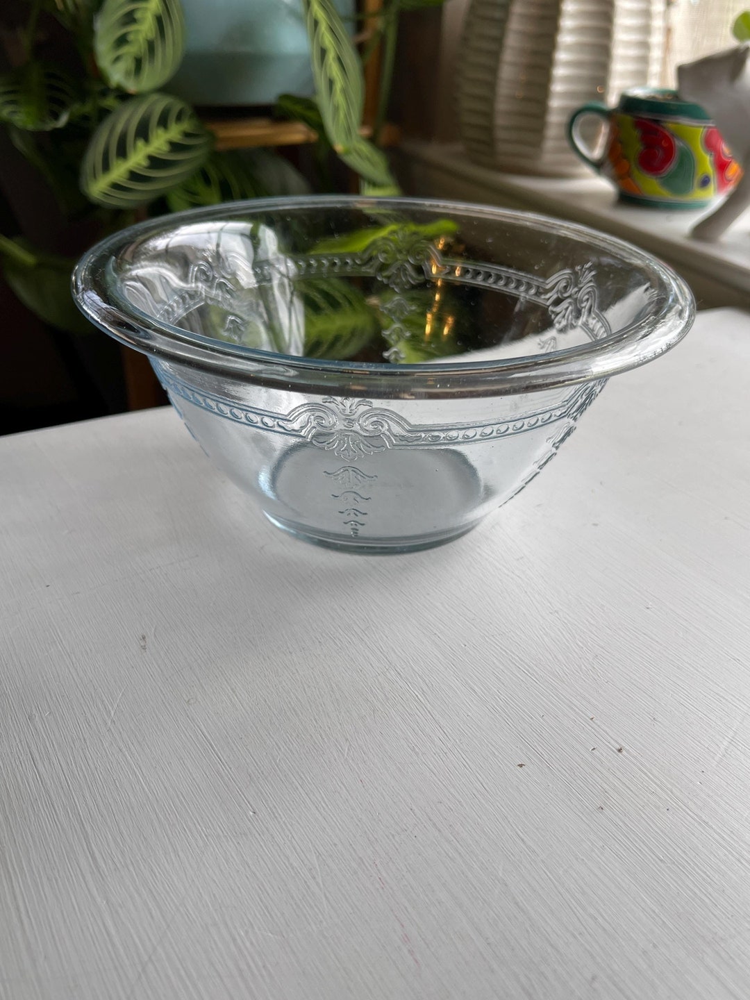 Fire King Sapphire Glass Bowl Anchor Hocking Philbe Pattern Mixing Bowl ...