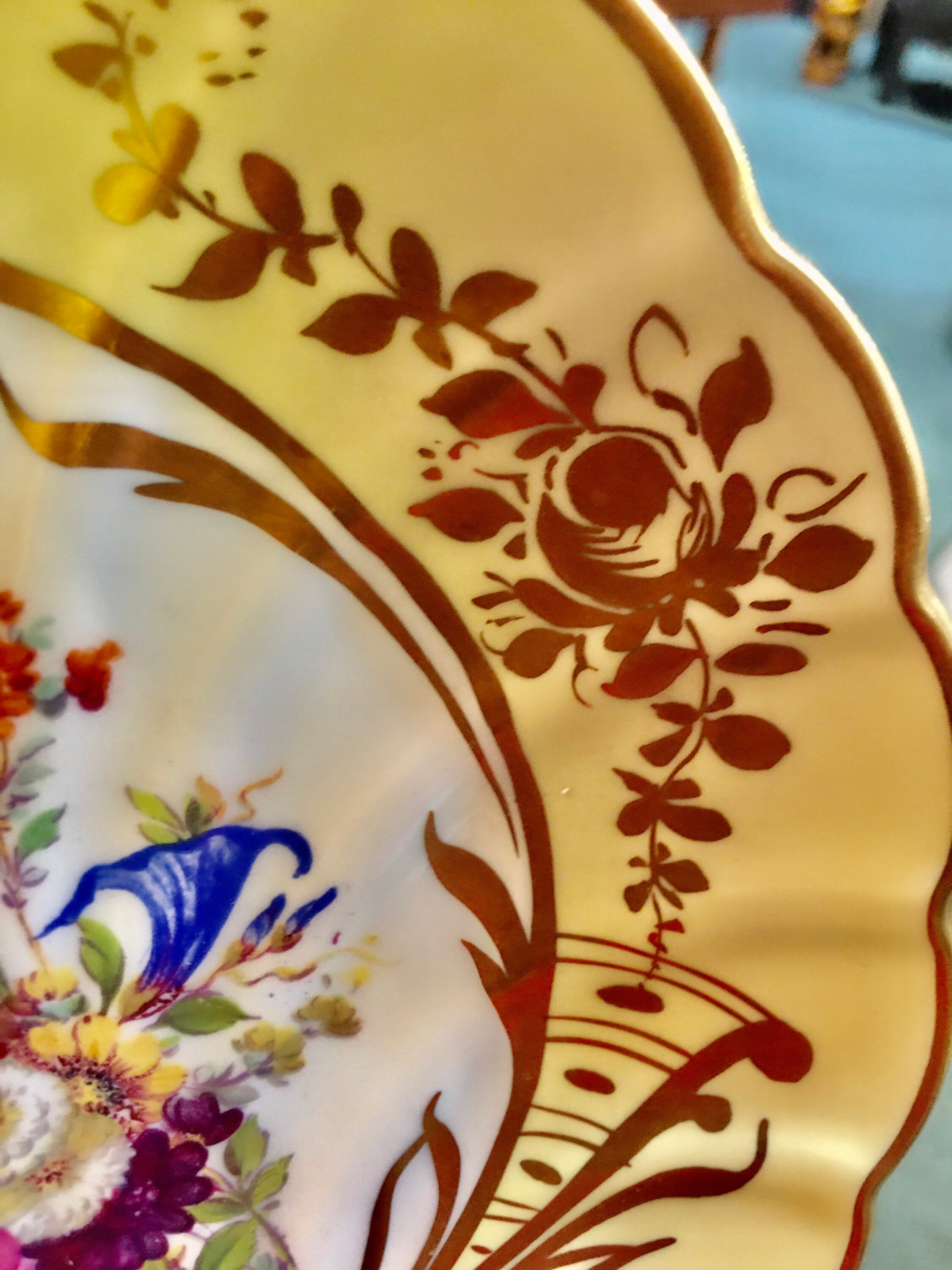 Limoges Plate Shell Shape With Floral Design France - Etsy