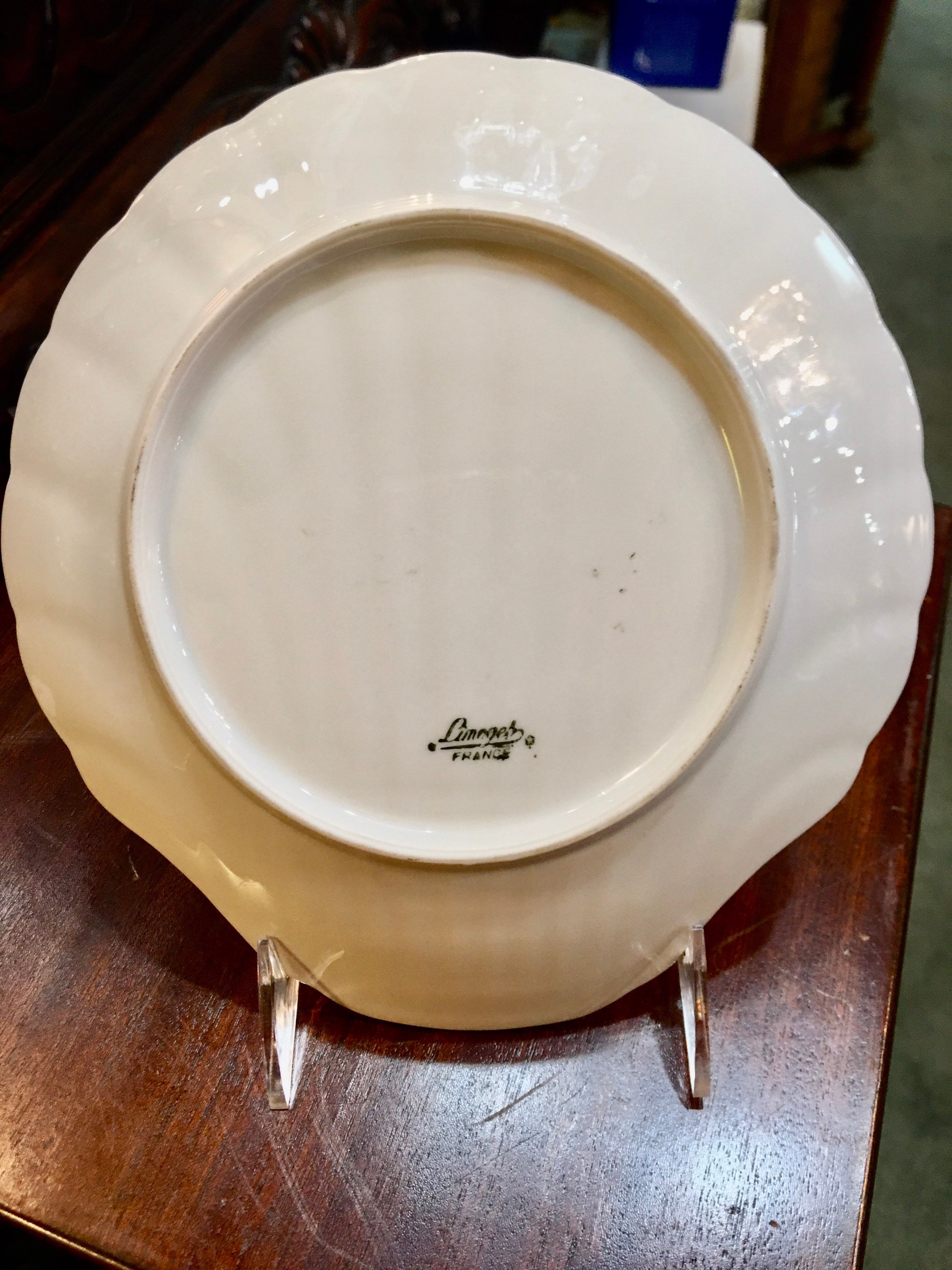 Limoges Plate Shell Shape With Floral Design France - Etsy