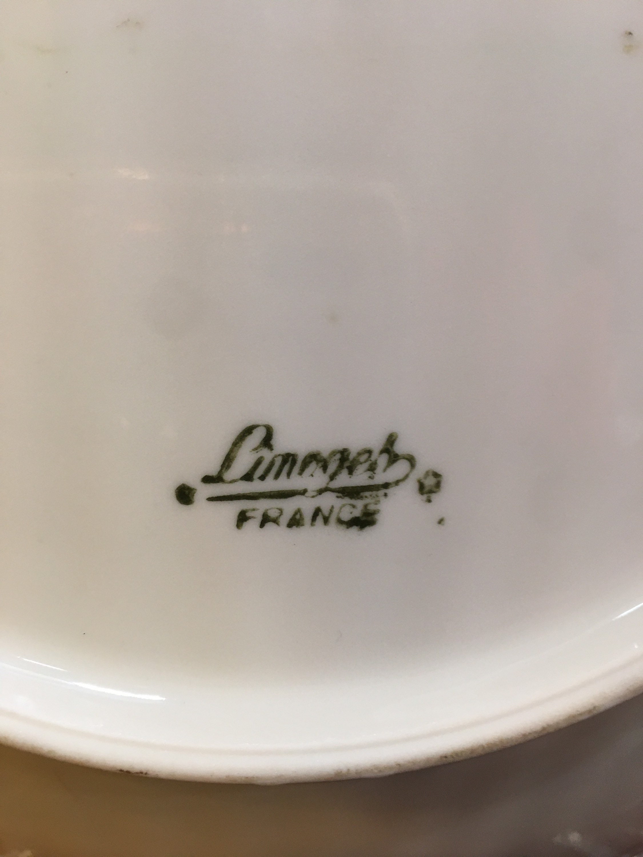 Limoges Plate Shell Shape With Floral Design France - Etsy