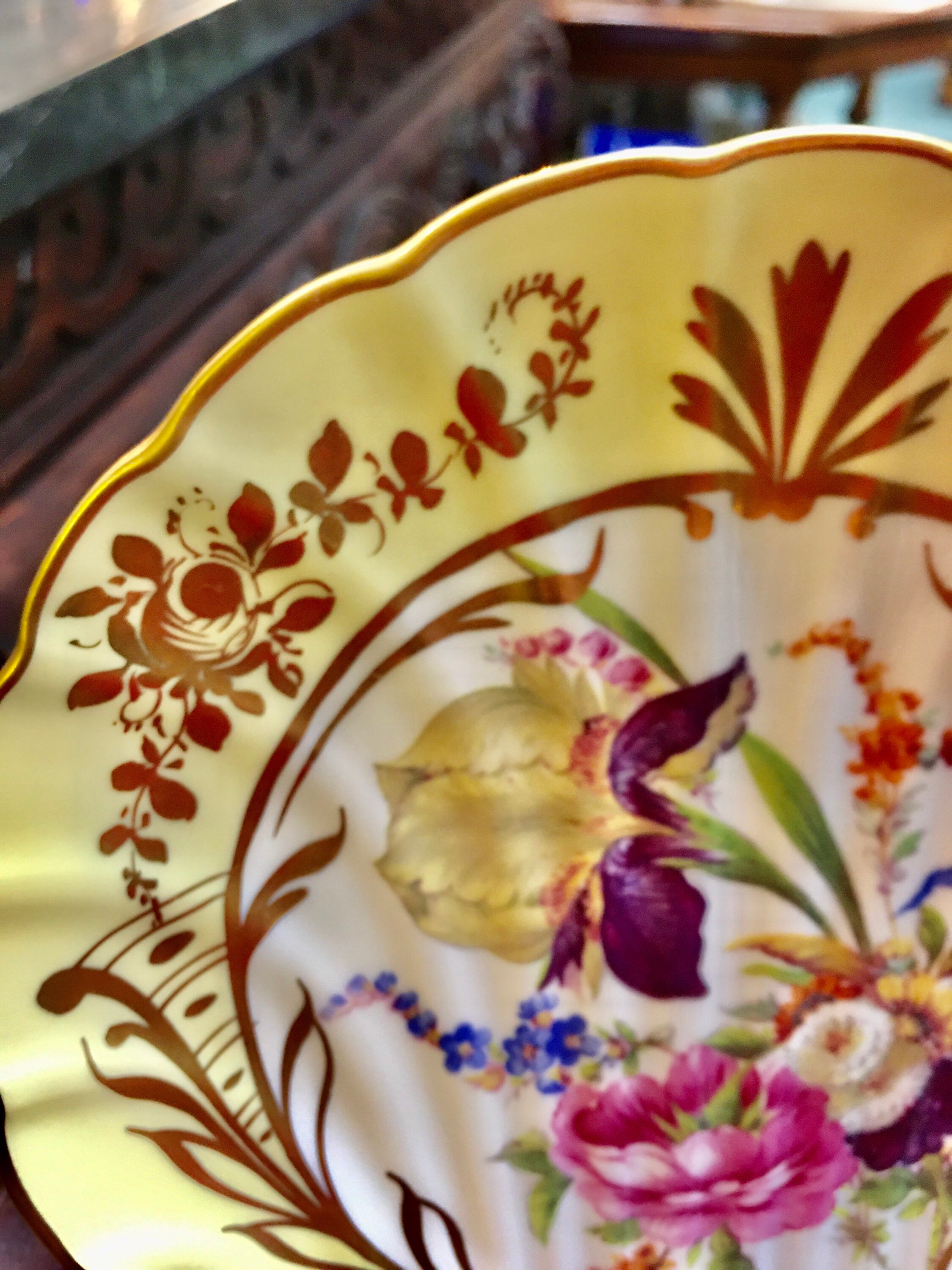 Limoges Plate Shell Shape With Floral Design France - Etsy