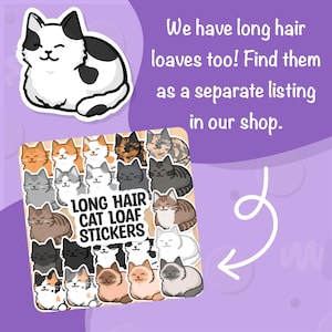 Cat Loaf Sticker; Freshly Baked Premium Matte Vinyl Kitty Sticker ...