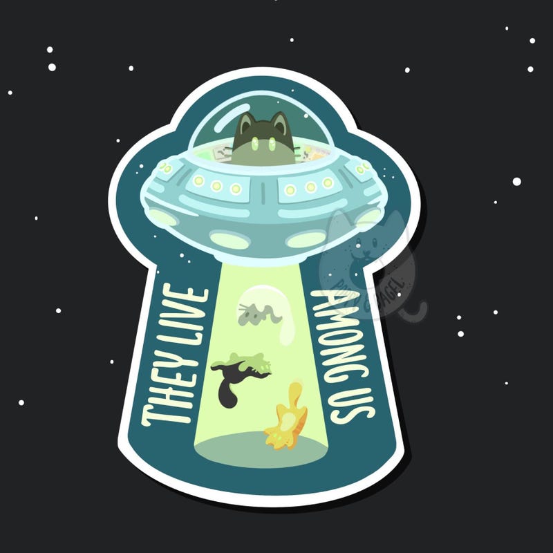Ufo Sticker - Etsy