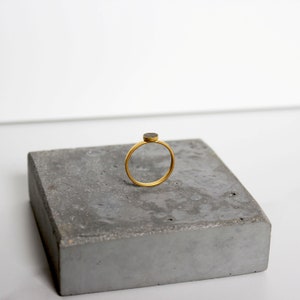 Ring for Women Concrete Ring Circle Ring Minimalist Ring - Etsy