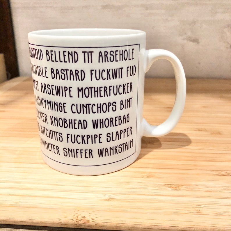 Rude gift for friend Offensive coffee mug Mature content | Etsy