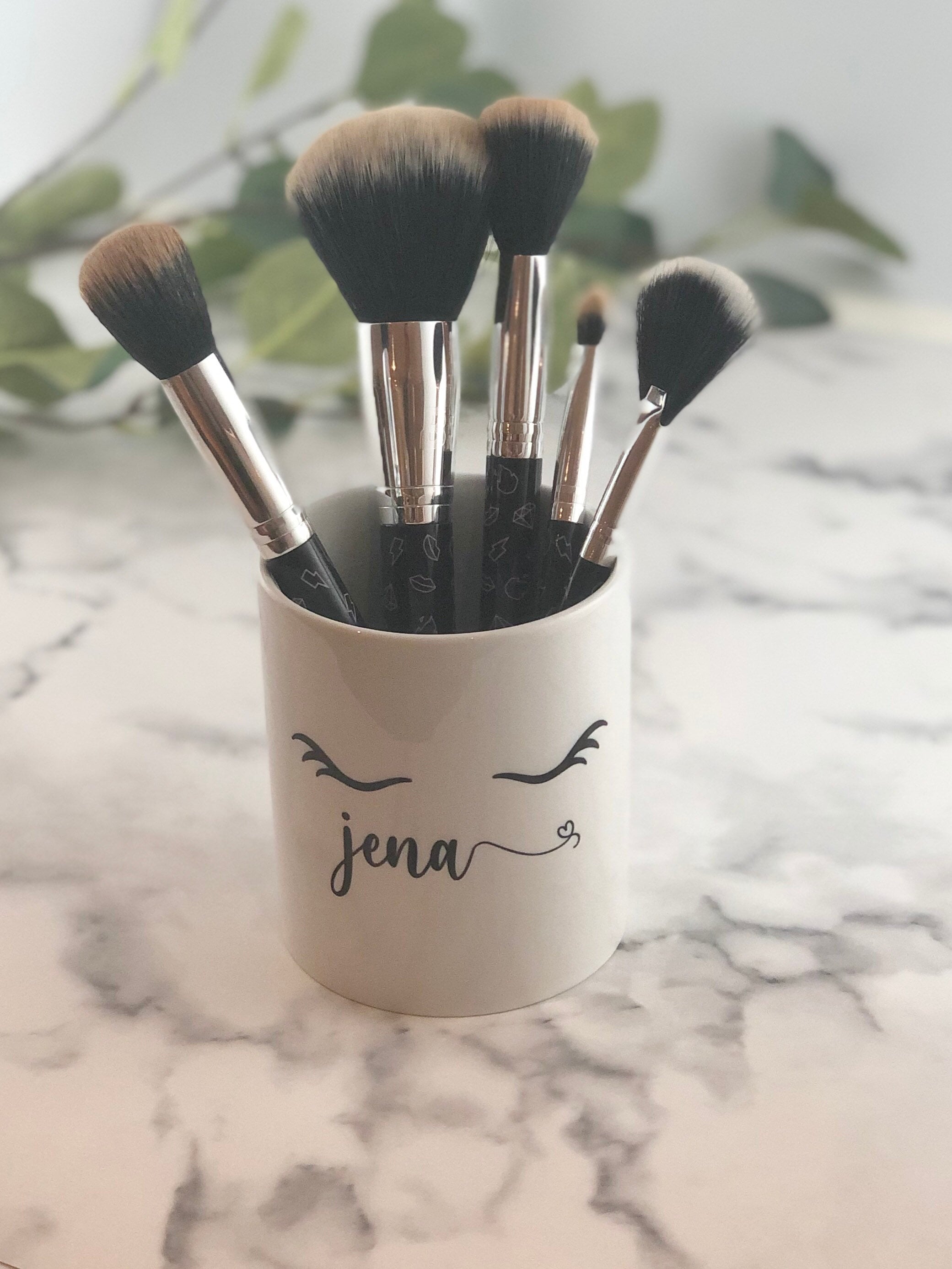 Make up Brush Pot Dressing Table Accessories Gift for Make - Etsy