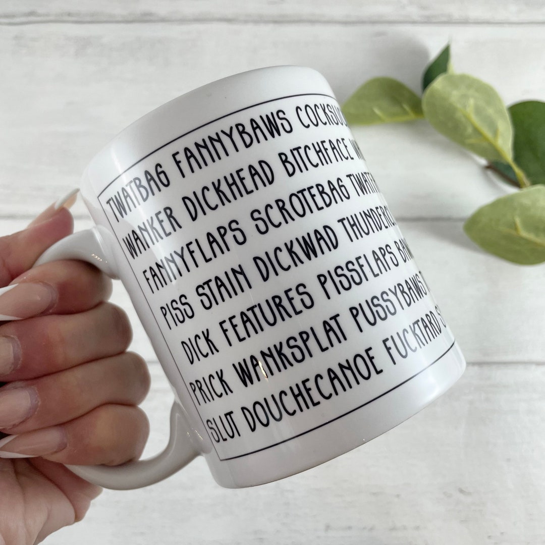 Rude Gift for Friend - Offensive Coffee Mug - Mature Content - Funny ...