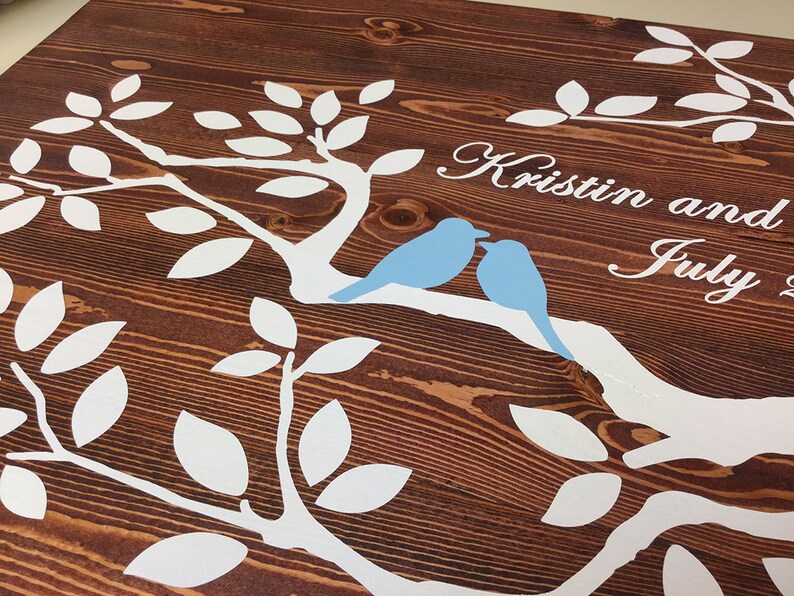 Wedding Guest Book Sign in / Wedding Guestbook Tree / Weddings / Guest ...