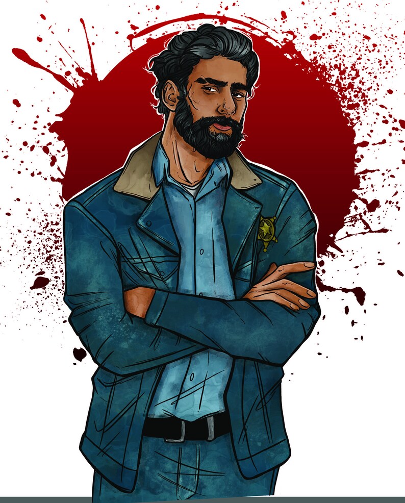 Sheriff Hassan Midnight Mass Inspired Print | Etsy