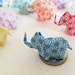 Set of 20 Baby Origami Elephants on Colorful Geometric Design Paper - Etsy