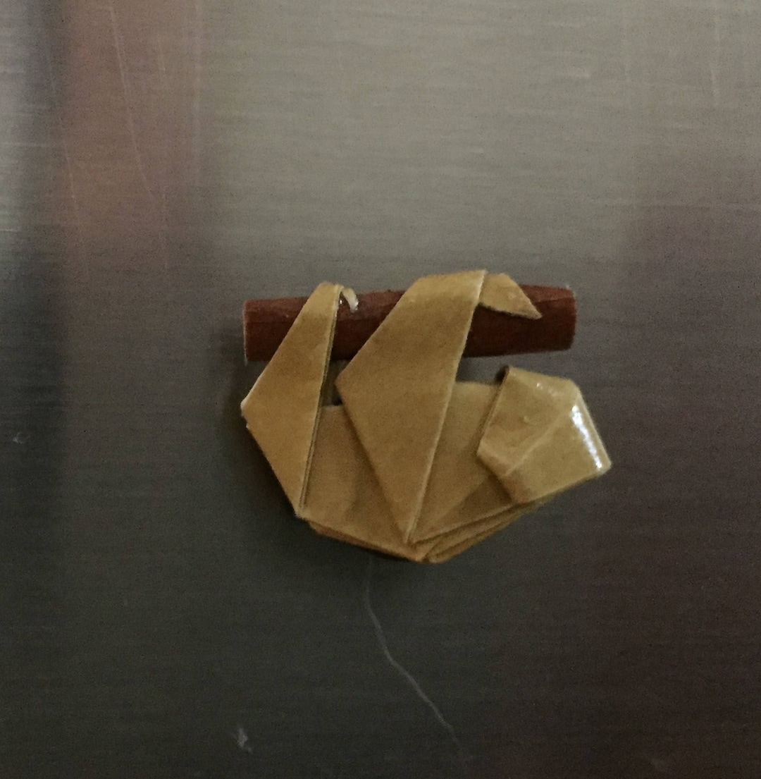 Origami Sloth Refrigerator Magnet: Unique Sloth Lover Gift - Etsy