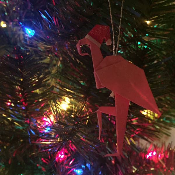 Origami Flamingo - Etsy