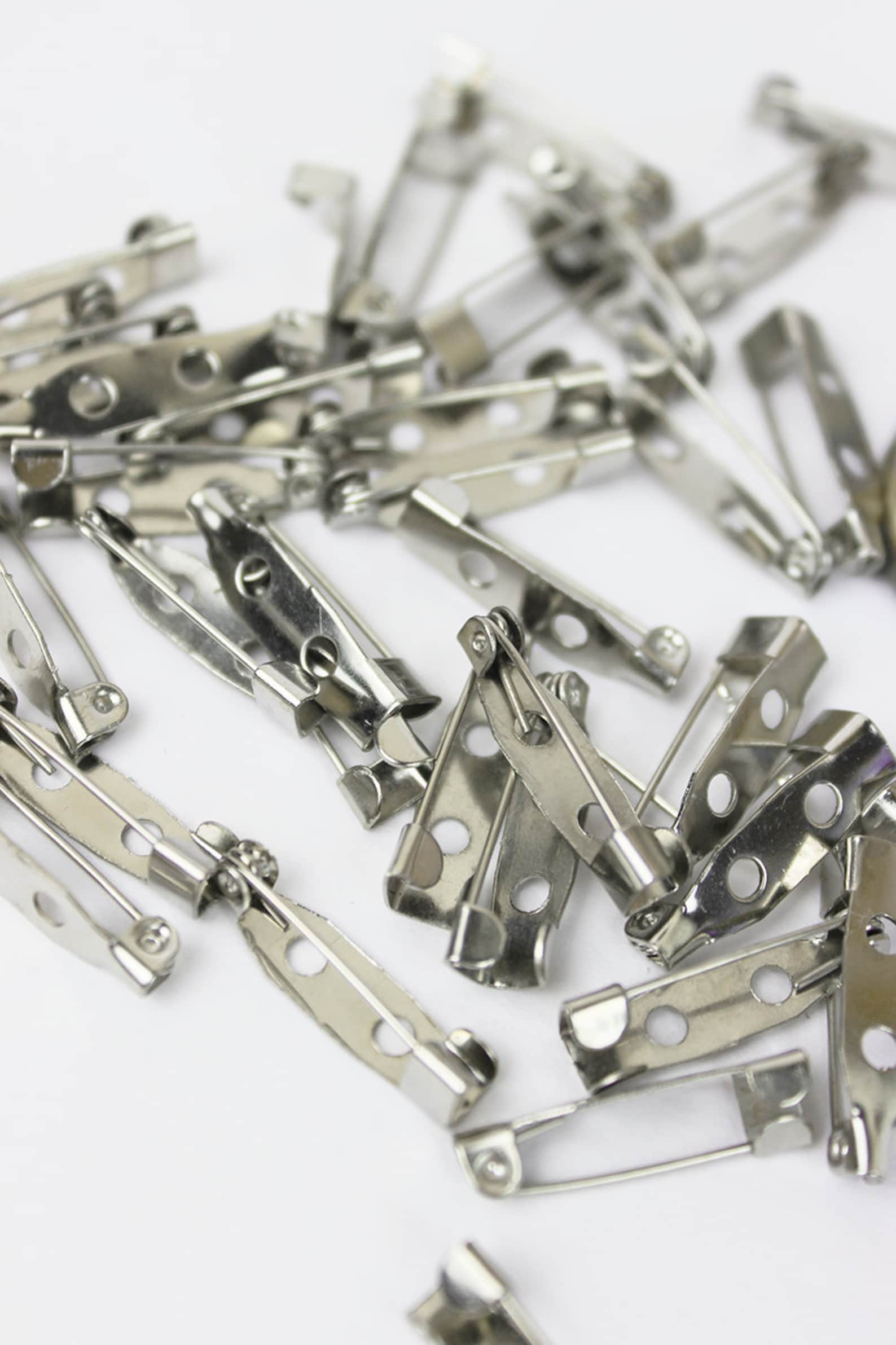 Brooch Backs 6pk Metal Blank Brooches Findings Jewellers - Etsy