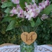 Heart Table Number Tag Rustic Table Numbers Wine Tag - Etsy