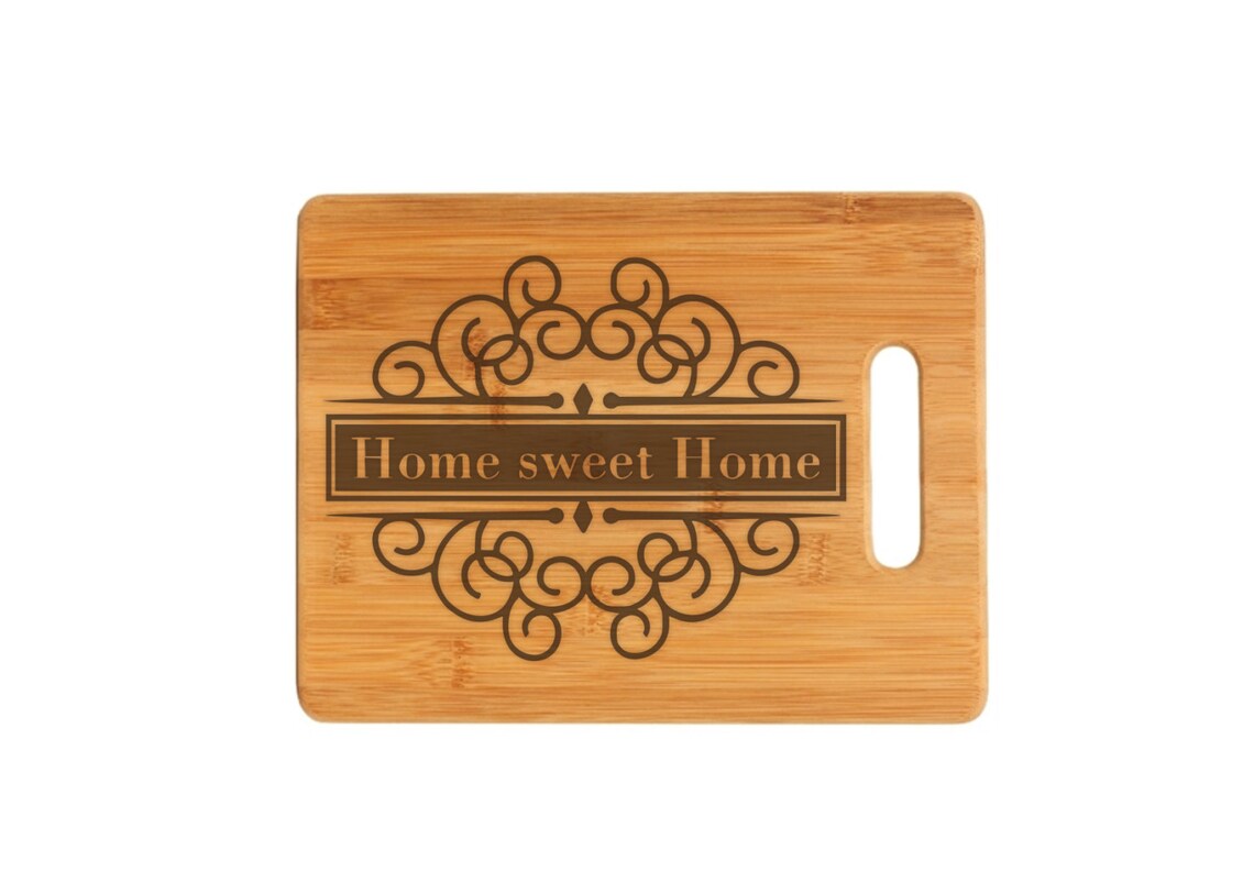 Personalized Cutting Board Family Sign Home Sweet Home - Etsy