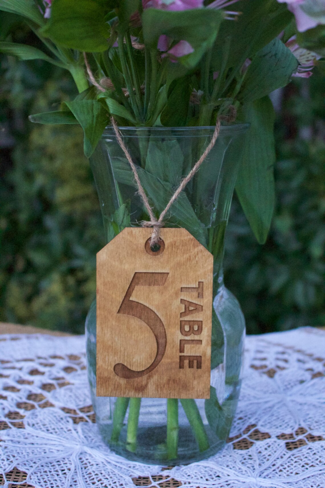 Table Number Tag Centerpiece Wedding Table Numbers Wine | Etsy