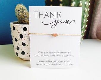 Thank You Bracelet - Etsy