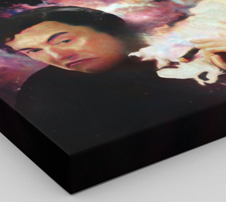 Painting of Elon Musk Smoking Weed on the Joe Rogan Experience, Space X ...