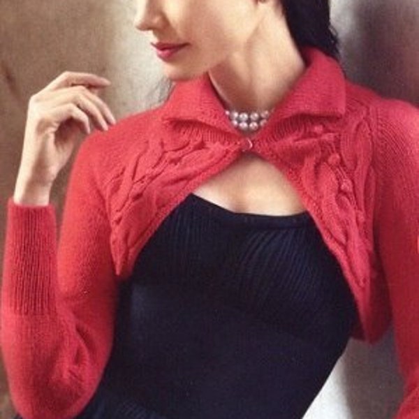 Red Bolero Jacket - Etsy