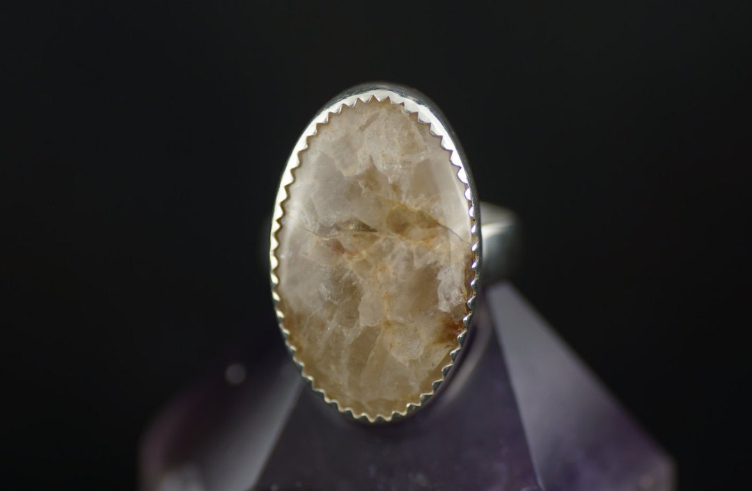 Sterling Silver Quartzite Ring Size 5 - Etsy