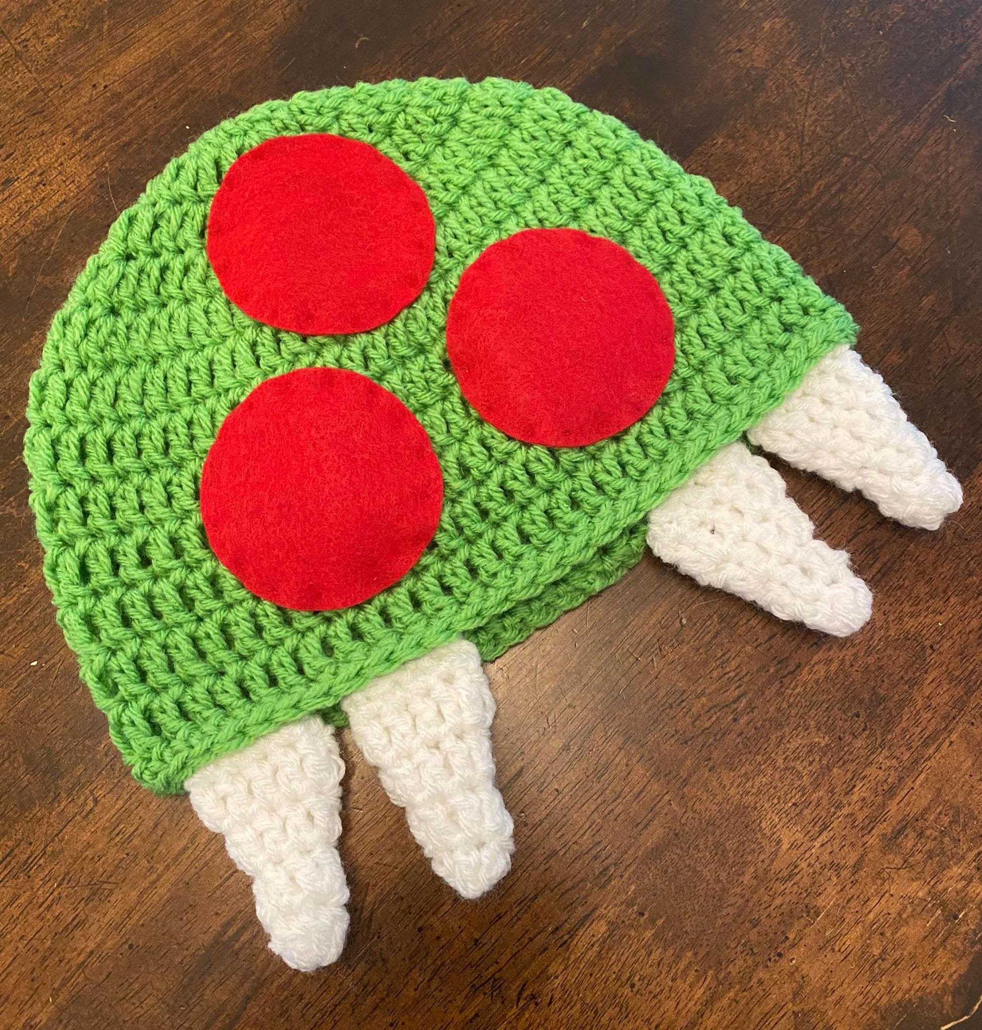 Metroid Crochet Beanie Hat Pattern Cosplay Halloween Costume Accessory ...