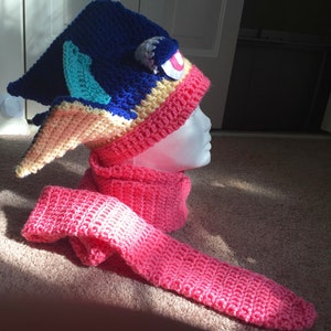 Greninja Hat / Scarf Crochet Pattern PDF - Etsy
