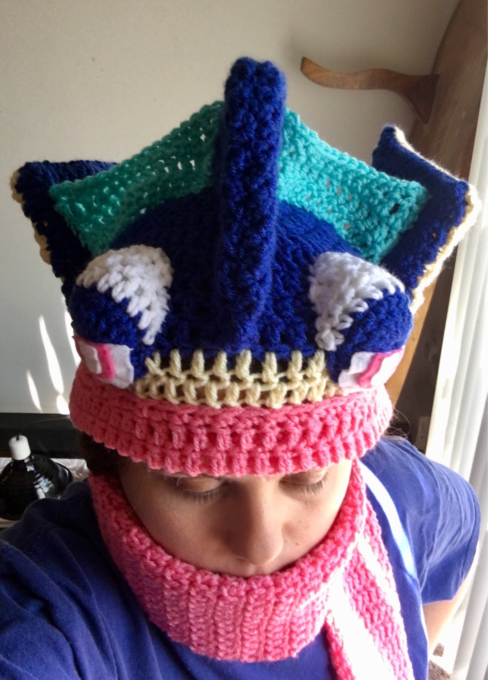 Greninja Hat / Scarf Crochet Pattern PDF - Etsy