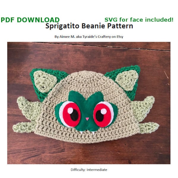 Sprigatito Svg - Etsy
