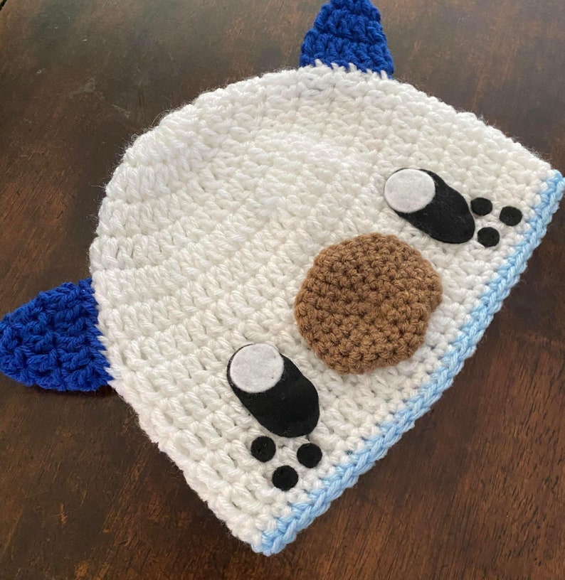 Pokemon Black and White Legends Arceus Oshawott Crochet Beanie Hat ...