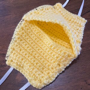 Animal Crossing Isabelle Reusable Face Mask Crochet Pattern - Etsy