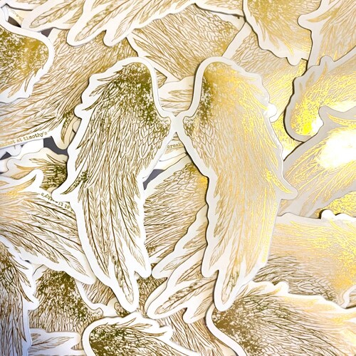 Angel Wings Sticker - Etsy