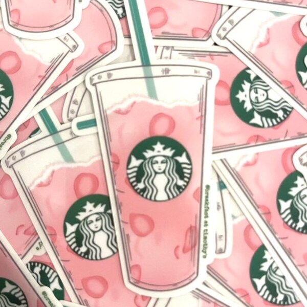 Starbucks Drink Sticker - Etsy