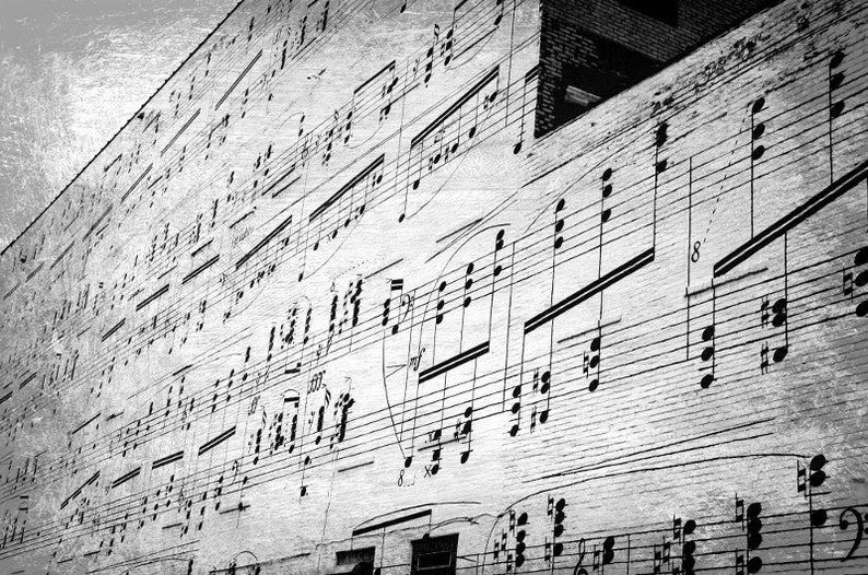 Black and White Music Note Building Art Photography Photo Minneapolis ...