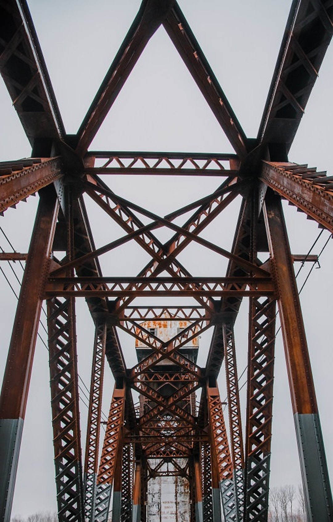 Bridge Photo, Old Rusty Railroad Train Tracks Bridge, Missouri Photo ...