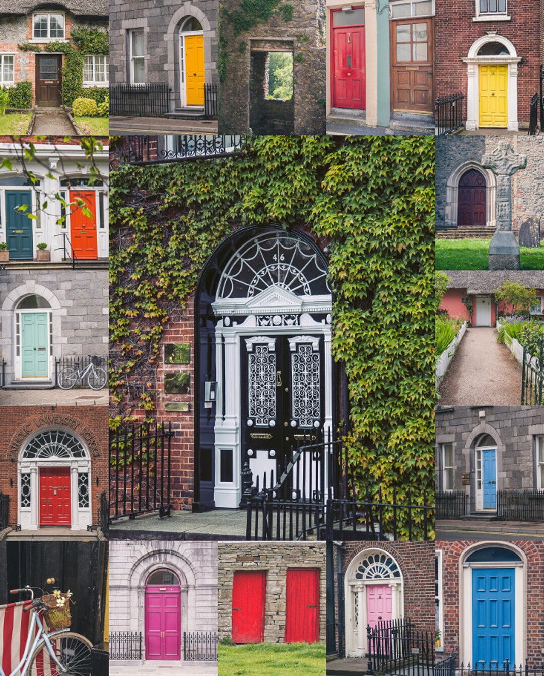Ireland Door Photo, Doors, Ireland Picture, Fine Art, Colored Doors ...