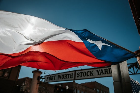 Texas Photography Texas Flag Flag Picture TX Photography | Etsy