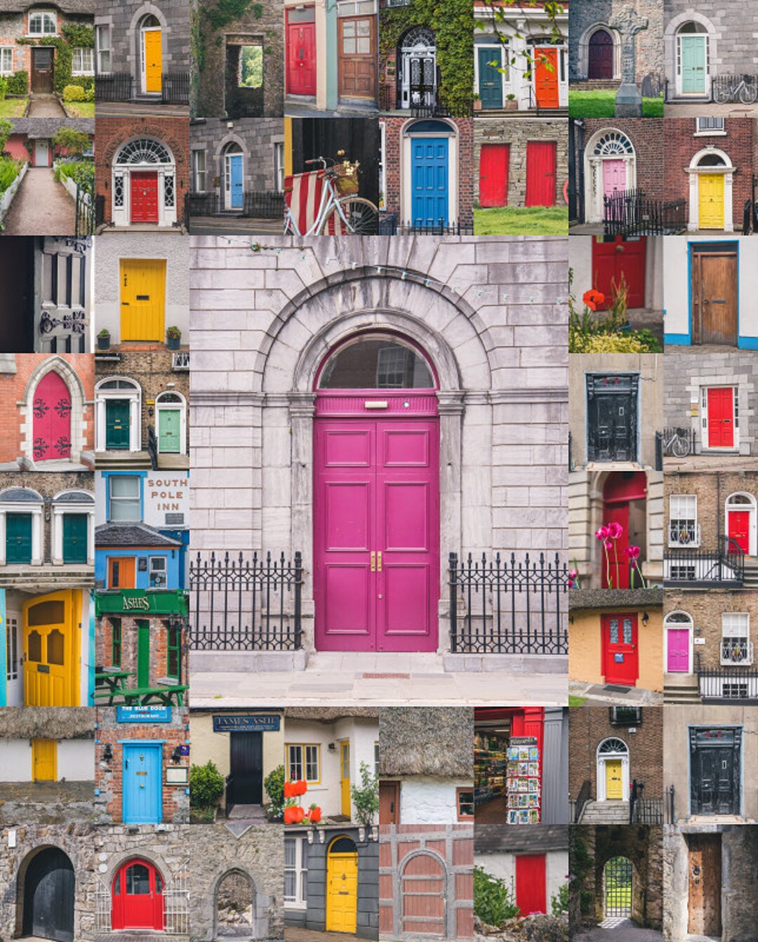 Ireland Door Photo, Doors, Ireland Picture, Fine Art Pink Doors ...