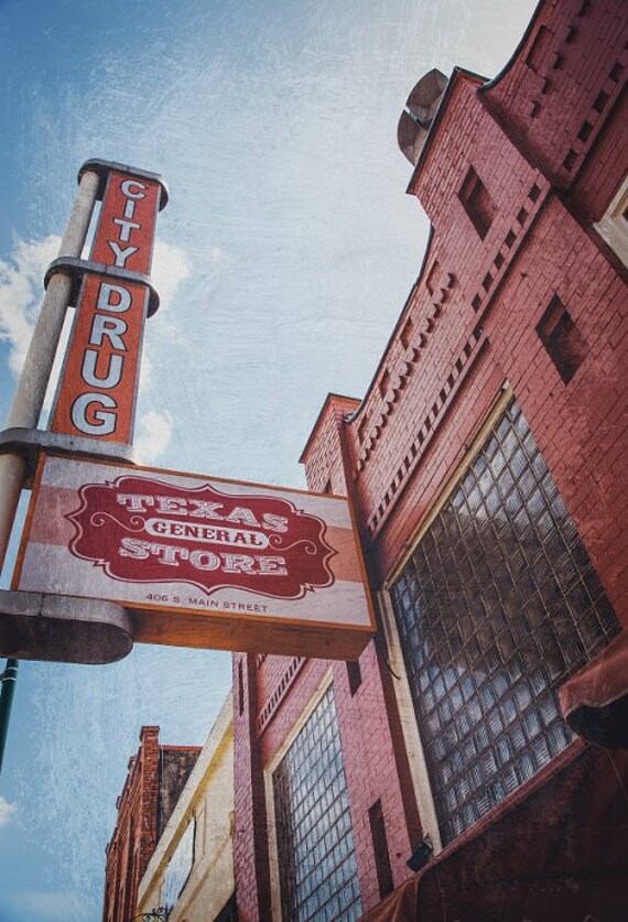 Texas General Store Photo Picture Old Fashioned Store Photo | Etsy