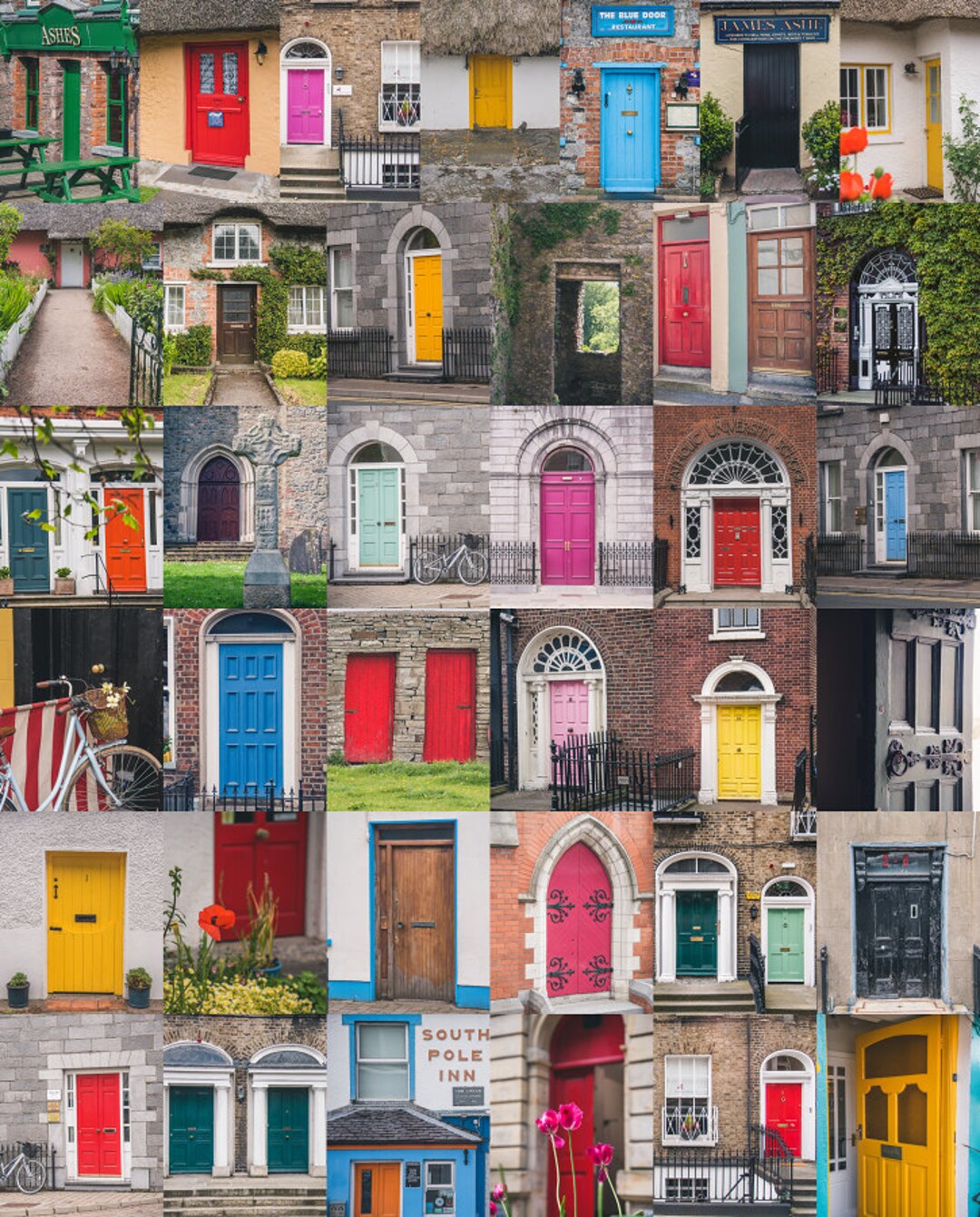 Ireland Door Photo, Doors, Ireland Picture, Fine Art, Colored Doors ...
