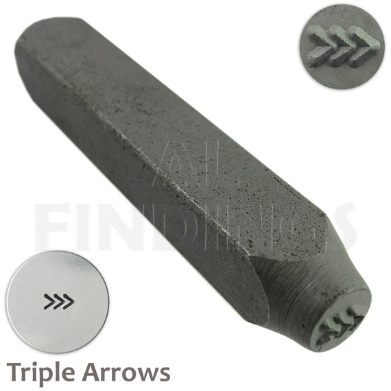Triple Arrows Punch Metal Stamp Design Jewellery Craft Tool - Etsy