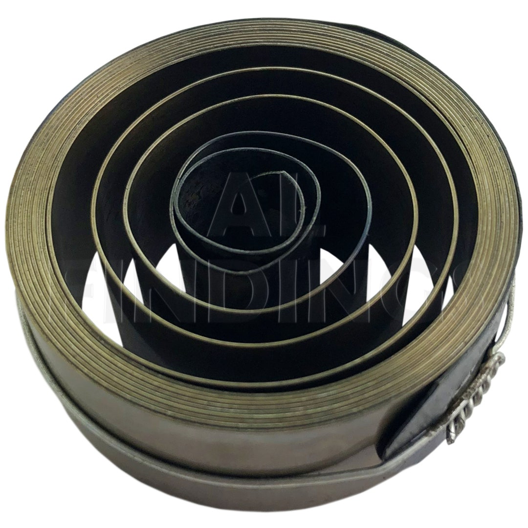 English & German Clock Mainspring 19 X 0.45 X 1800mm Clocks Repair Tool ...
