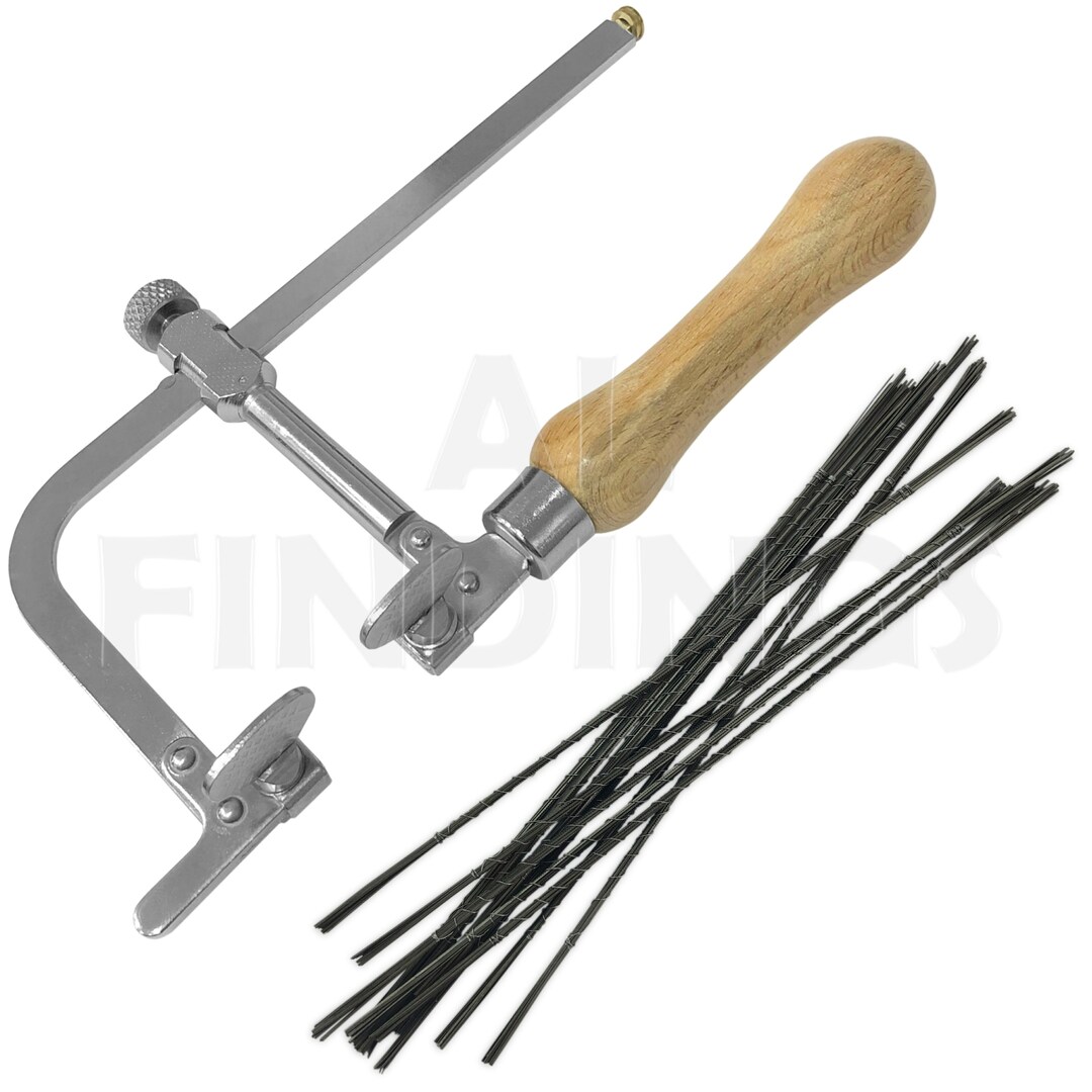 Jewellers Saw Adjustable Type Saws Includes 144 Mixed Blades From 1 to ...
