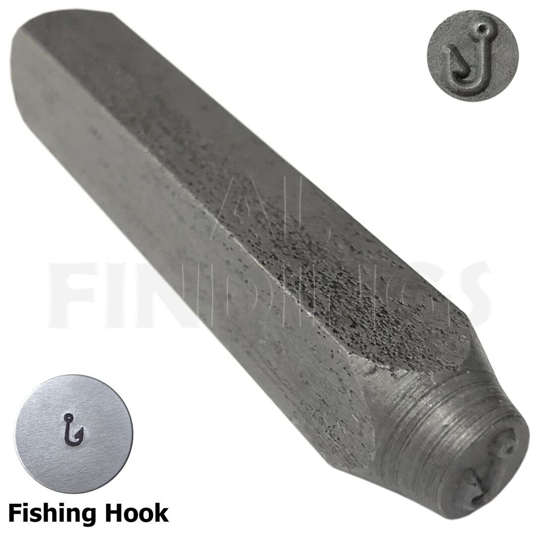 Fishing Hook Punch Metal Stamp Design Jewellery Craft Tool (70) - Etsy ...