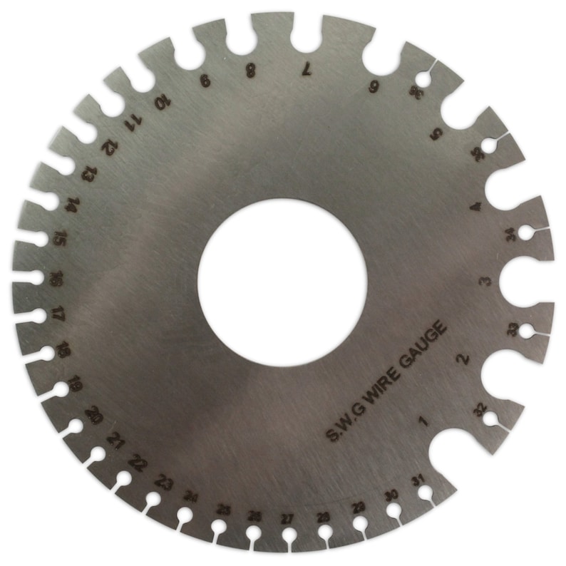 Stainless Steel Wire Thickness Gauge Marked With MM & SWG 50 - Etsy