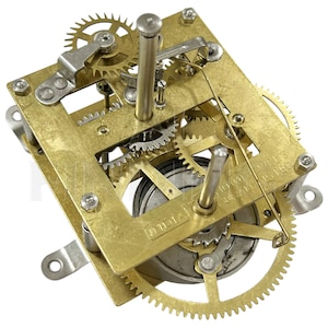 Manual Wind 8 Day Clock Movement Hands & Winders Mantle 13" Drop ...