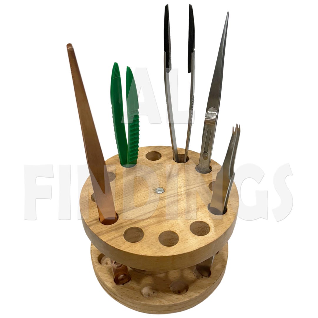 Wooden Tweezer Stand Holder Tweezers Storage Tool (295) - Etsy