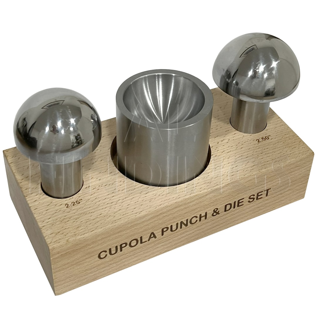 Cupola Set 3pcs 50-60mm Doming Dapping Shaping Block Watch Jewellery ...