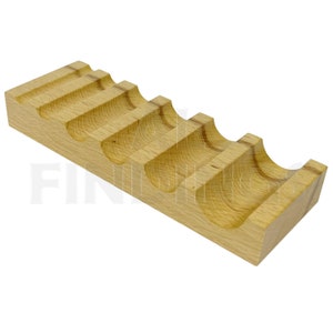 Wooden Swage Block U Channel Shape Forming Set Bars 6 Half Round Wood ...